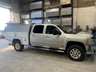 Chevrolet Silverado Aluminium Service Body | Custom Fitout